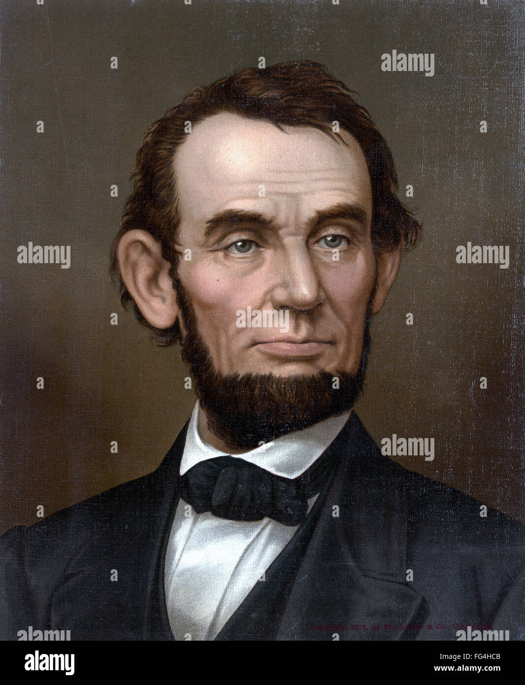 ABRAHAM LINCOLN /n(1809-1865). 16th President of the United States ...