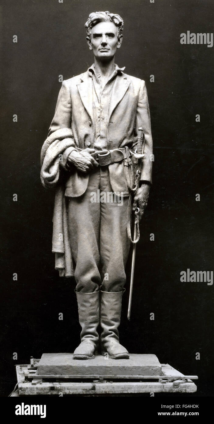 Young abraham lincoln statue hi-res stock photography and images - Alamy
