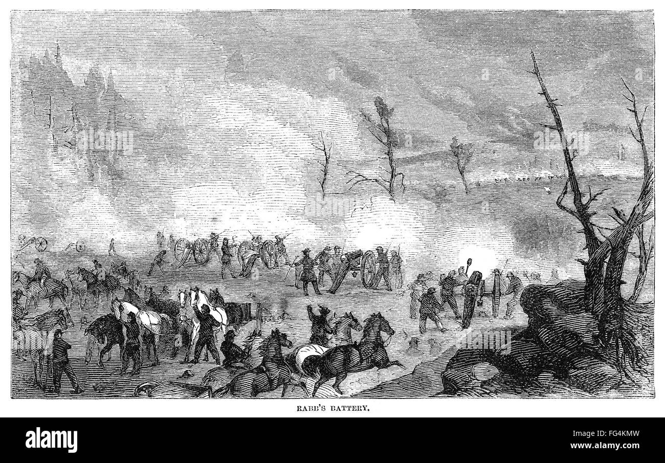 CIVIL WAR: BATTERY, c1862. /nThe 2nd Independent Battery Indiana Light ...