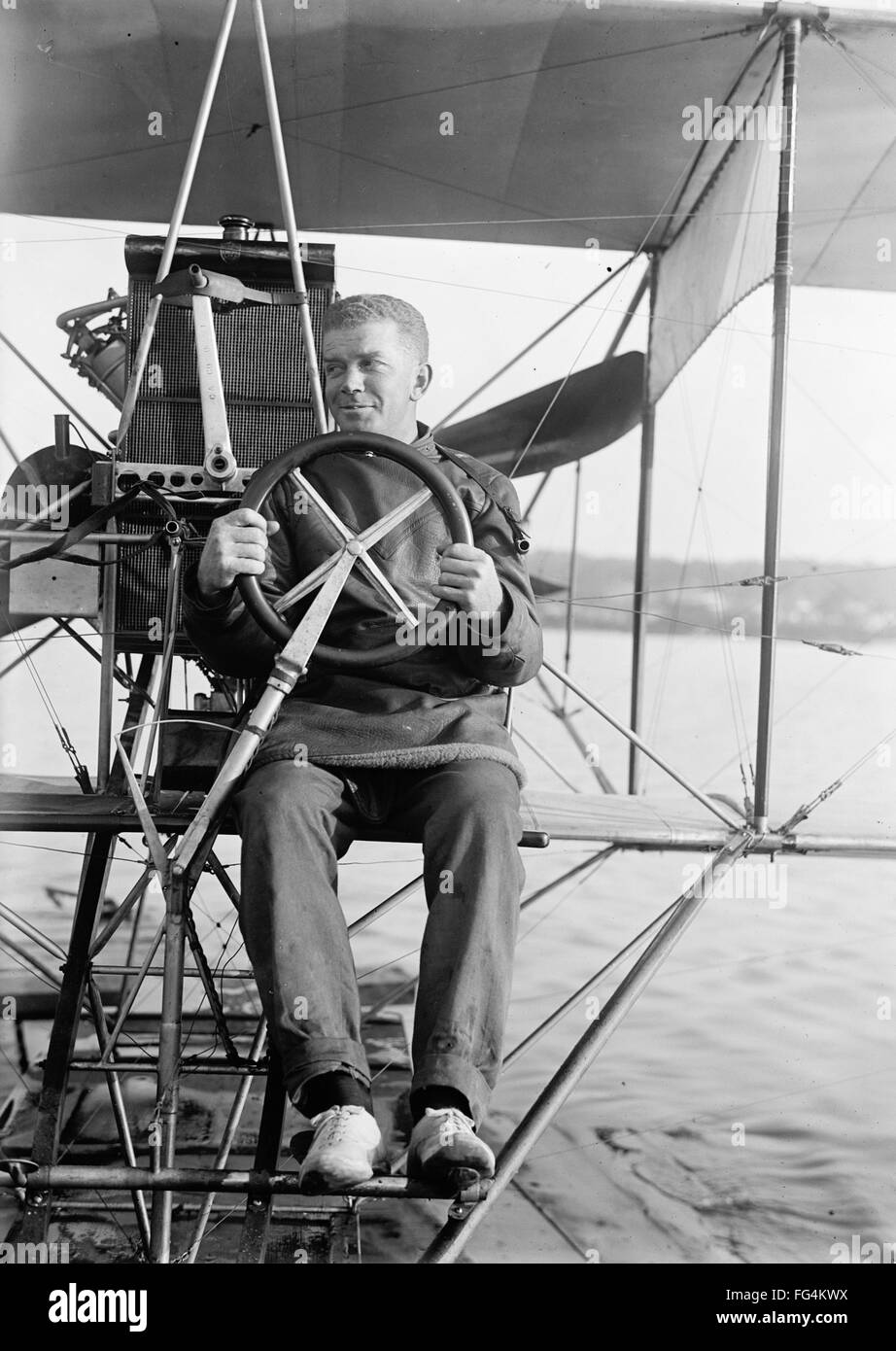 THEODORE ELLYSON /n(1885-1928). American aviator and the first United ...