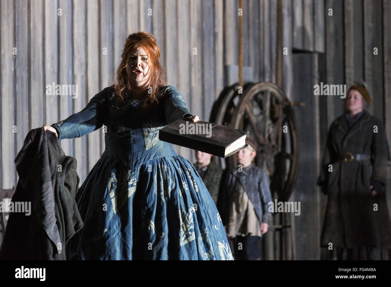 London, UK. 15 February 2016. Marjorie Owens as Norma. English National ...