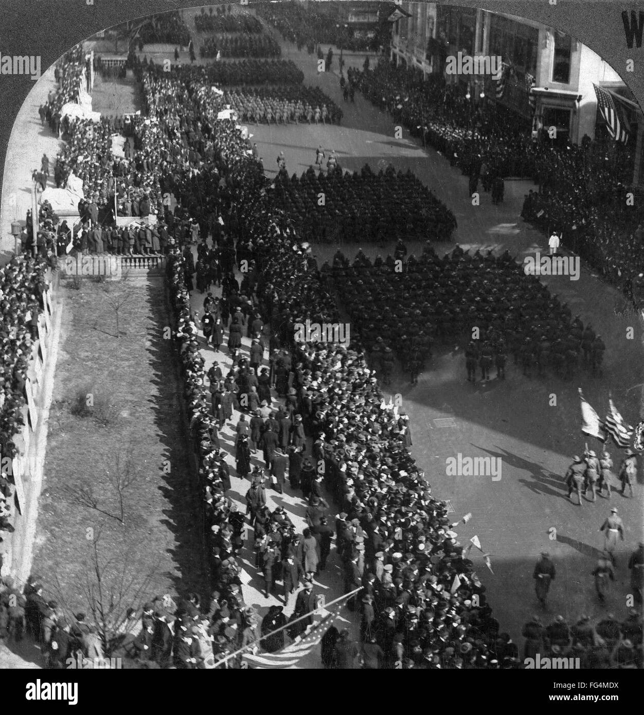 WORLD WAR I: PARADE, c1919. /nTroops who broke the Hindenburg Line of ...