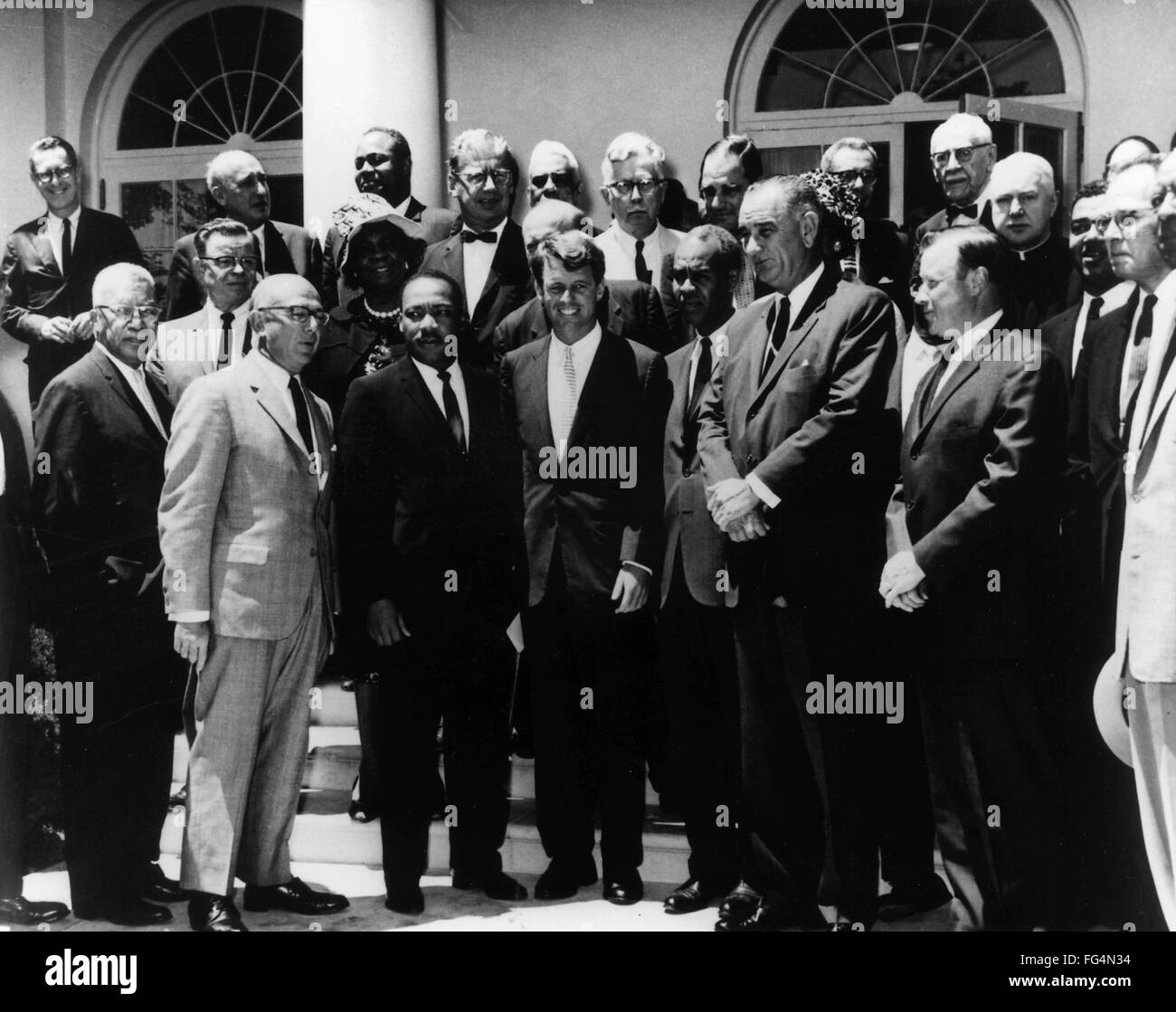 CIVIL RIGHTS LEADERS, 1963. /nA meeting of Civil Rights leaders at the ...
