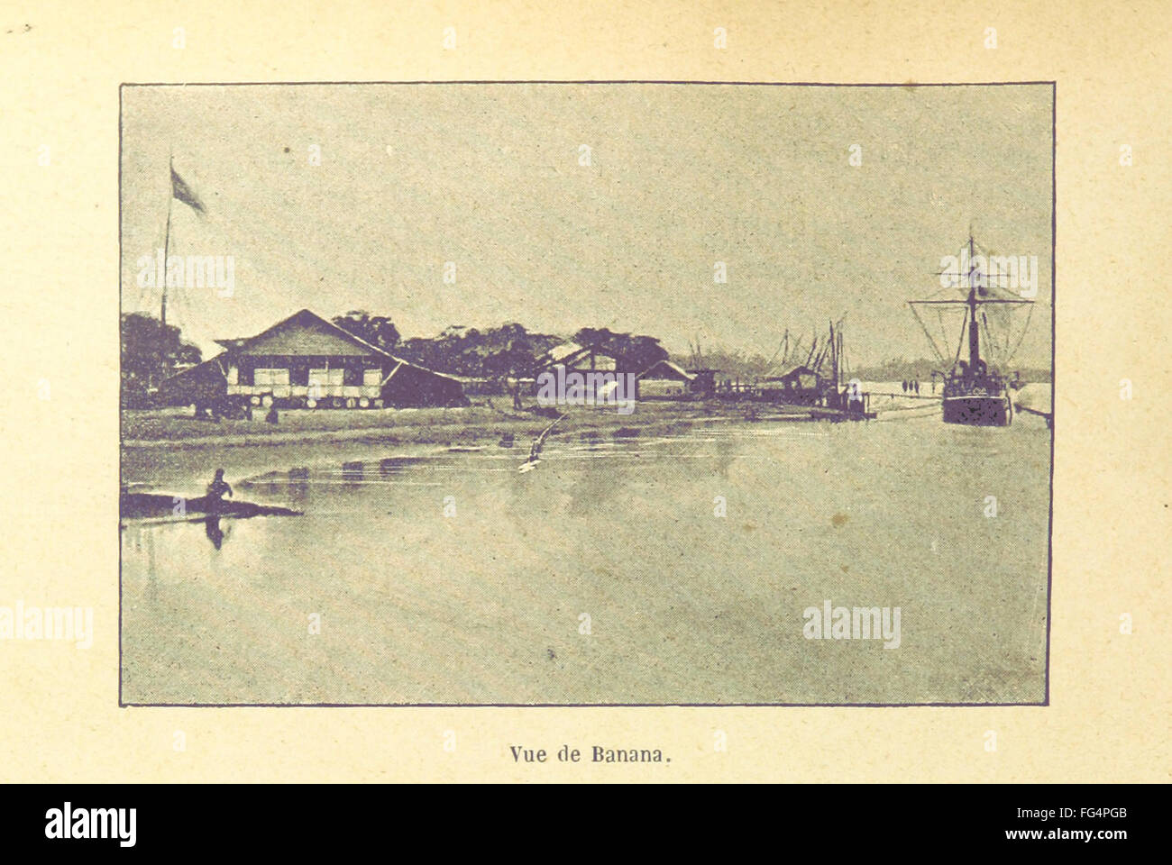 This vintage book, 'Le Congo en images,' presents the history ...