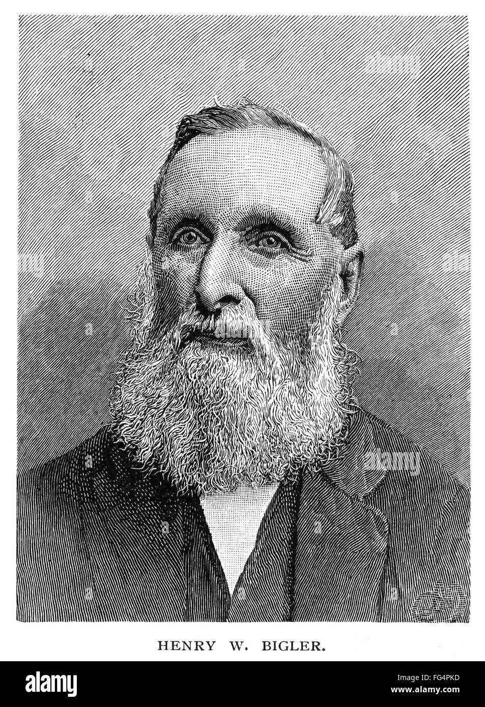 HENRY BIGLER (1815-1900). /nOne of the discoverers of gold at Sutter's ...