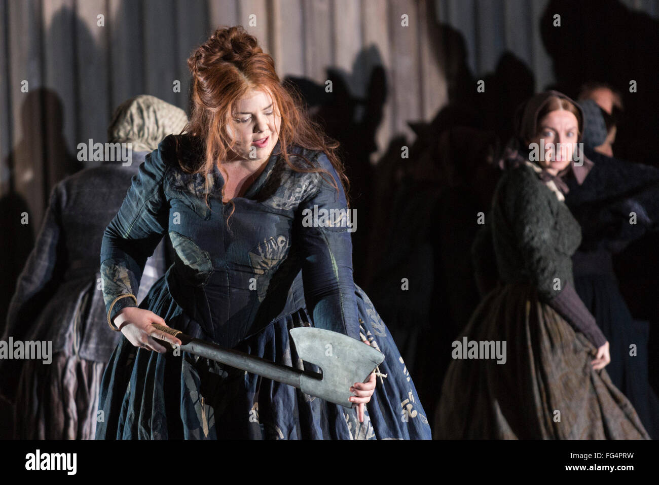 London, UK. 15 February 2016. Marjorie Owens as Norma. English National ...