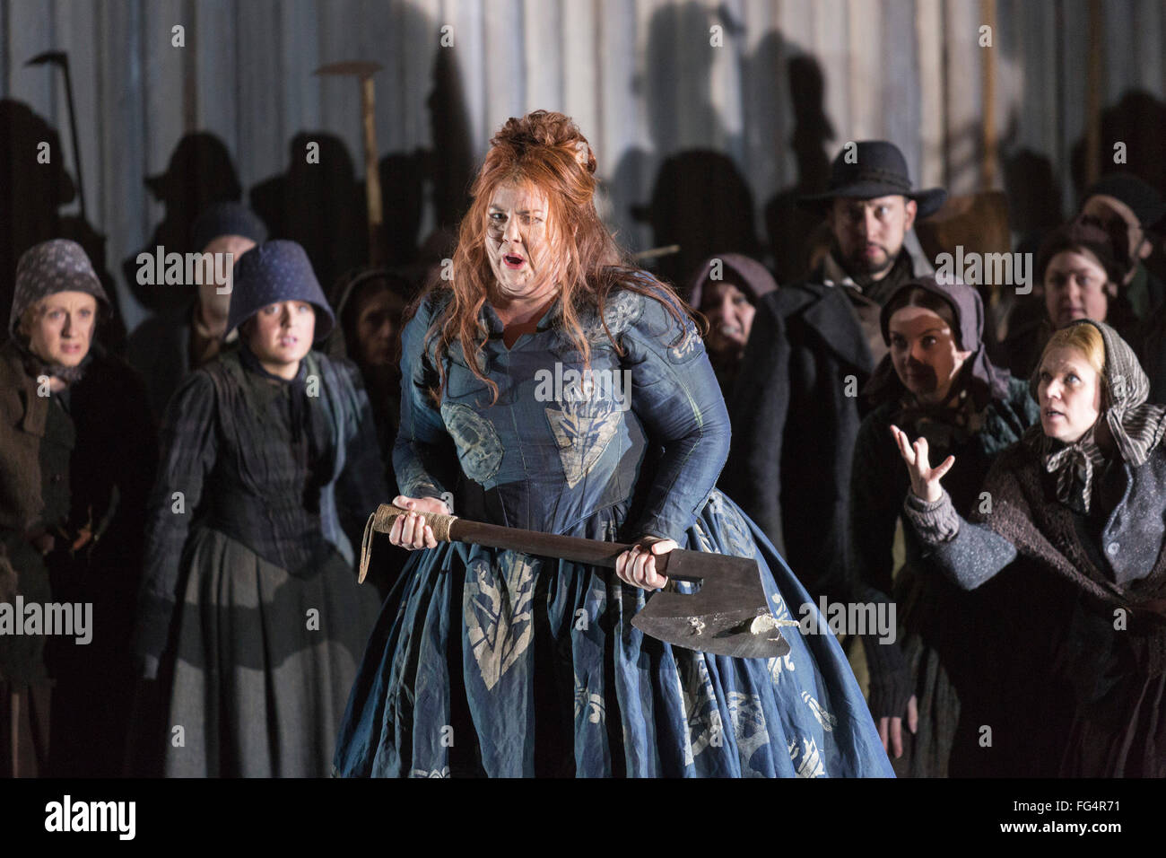 London, UK. 15 February 2016. Marjorie Owens as Norma. English National ...