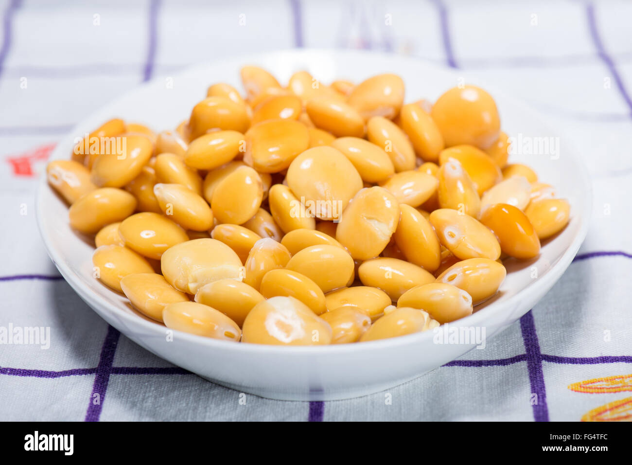 Fresh legumes lupins in macro Stock Photo - Alamy