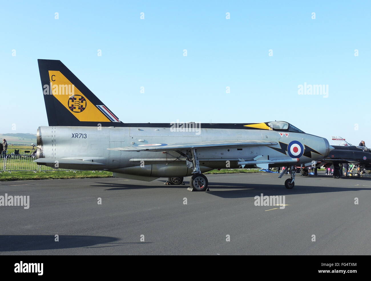 XR713,an English Electric Lightning F3 in the colours of 111 Squadron ...