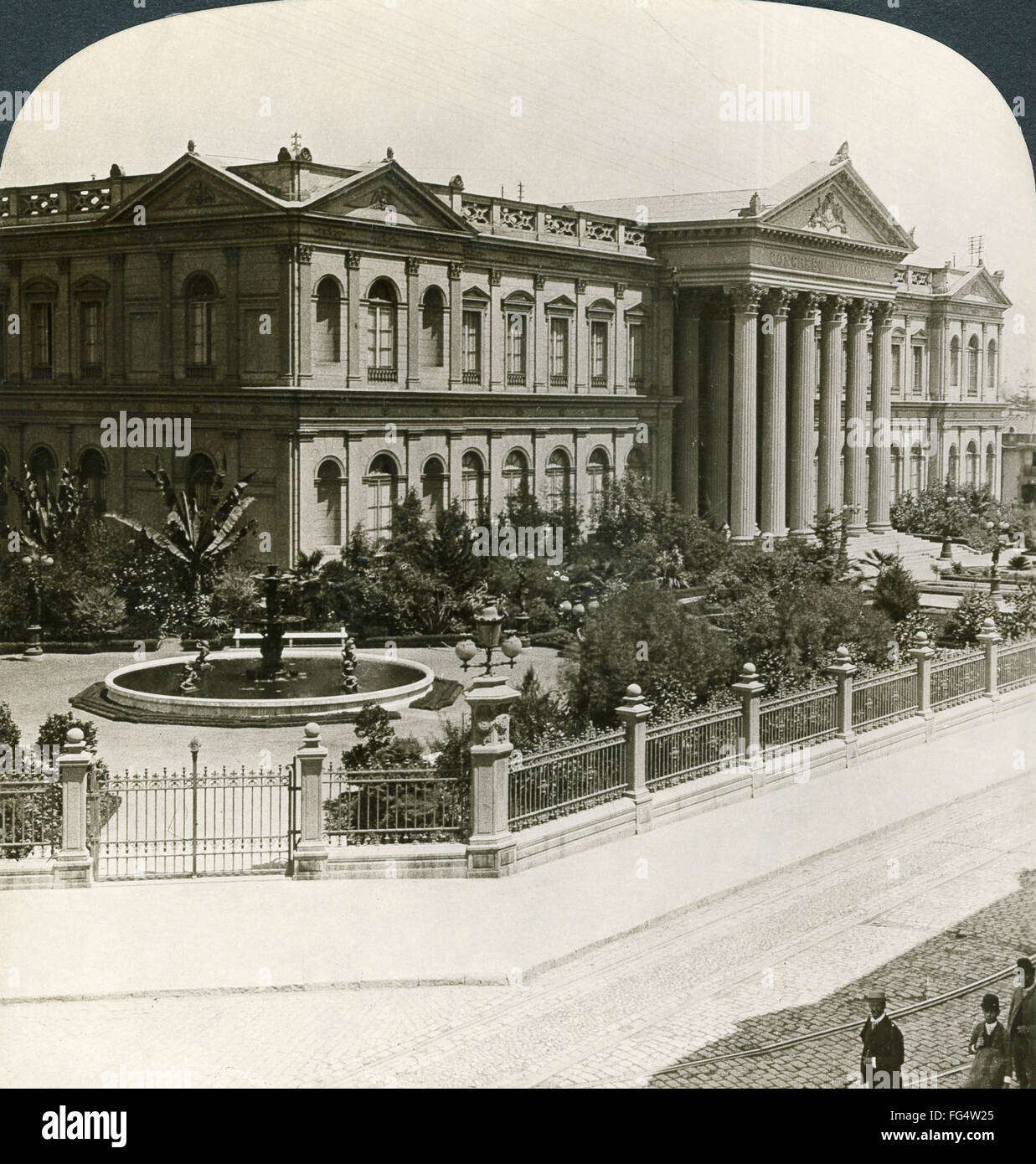 CHILE: SANTIAGO, c1908. /n'National Congress Building, Santiago, Chili ...