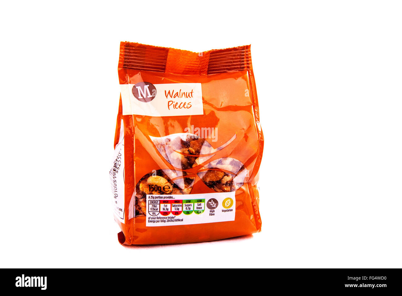 Walnut pieces walnuts pack packet packed Morrison's Cut out cutout ...