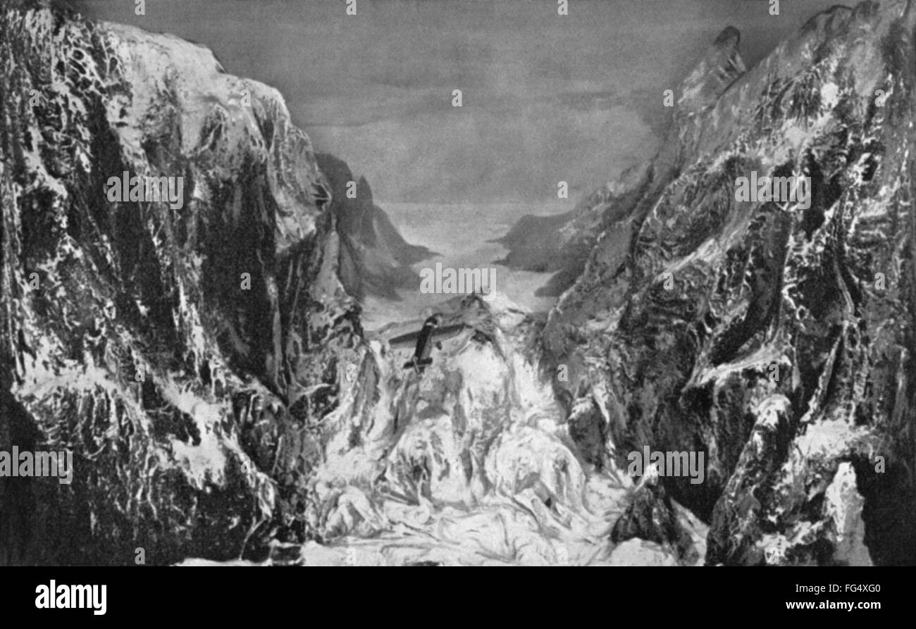 SOUTH POLE: AIRPLANE, 1929. /nThe first airplane flight to the South ...