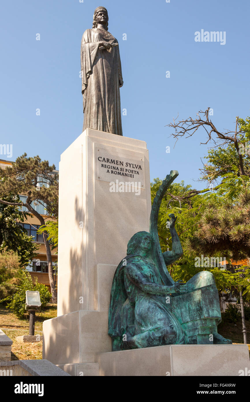 Carmen Sylva statue, Constanta, Romania Stock Photo - Alamy