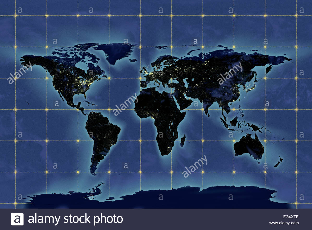 Energy Grid Earth High Resolution Stock Photography and Images - Alamy