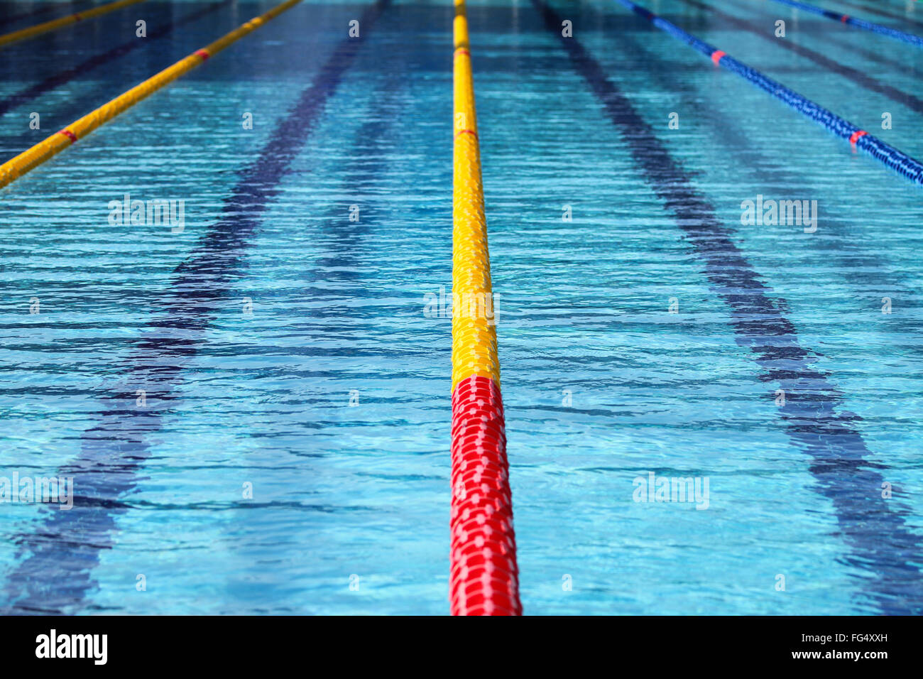 Surface of an outdoor olympic swimming pool Stock Photo - Alamy