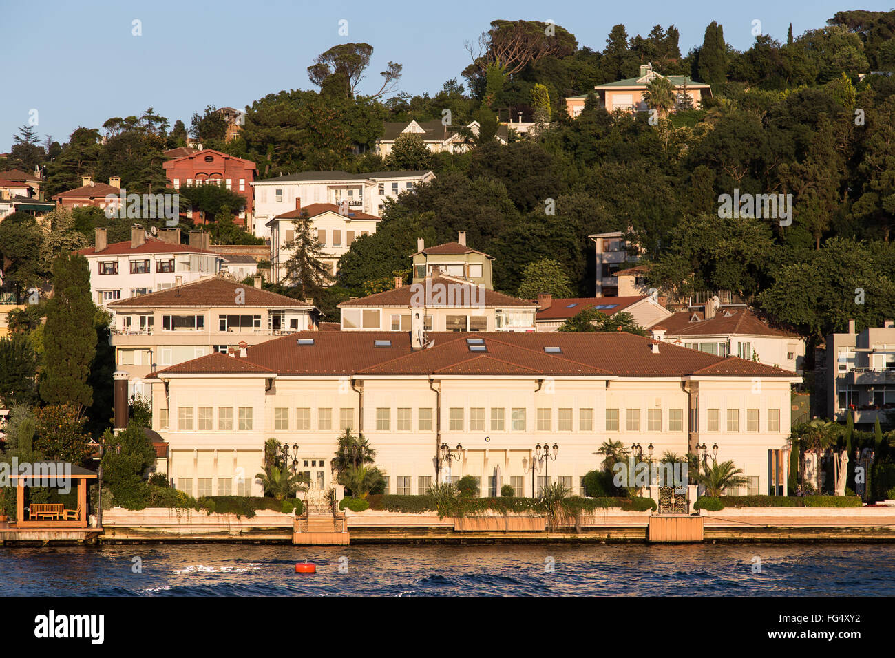 Buildings in Bosphorus Strait, Istanbul City, Turkey Stock Photo - Alamy