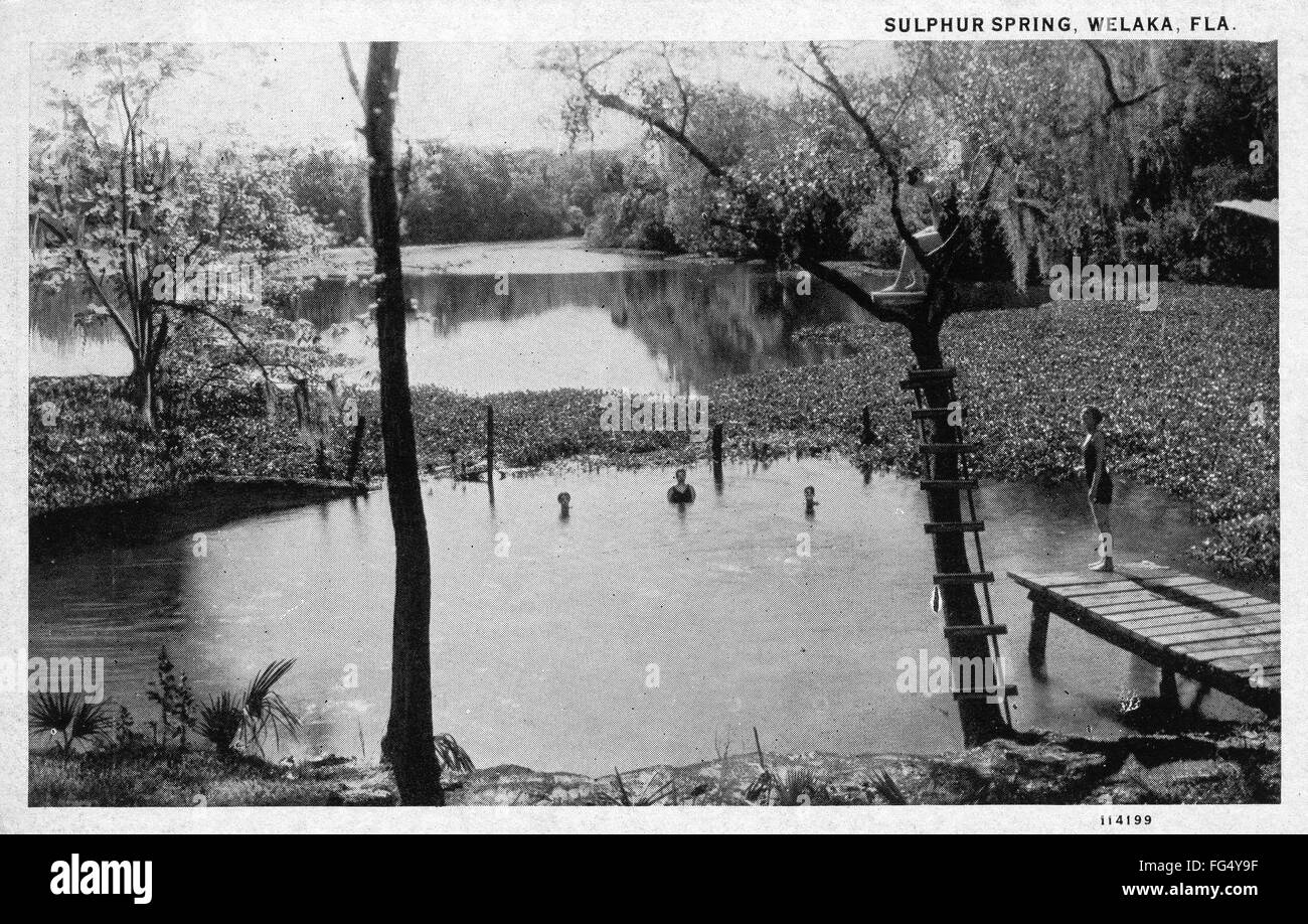 Sulphur spring Black and White Stock Photos & Images - Alamy