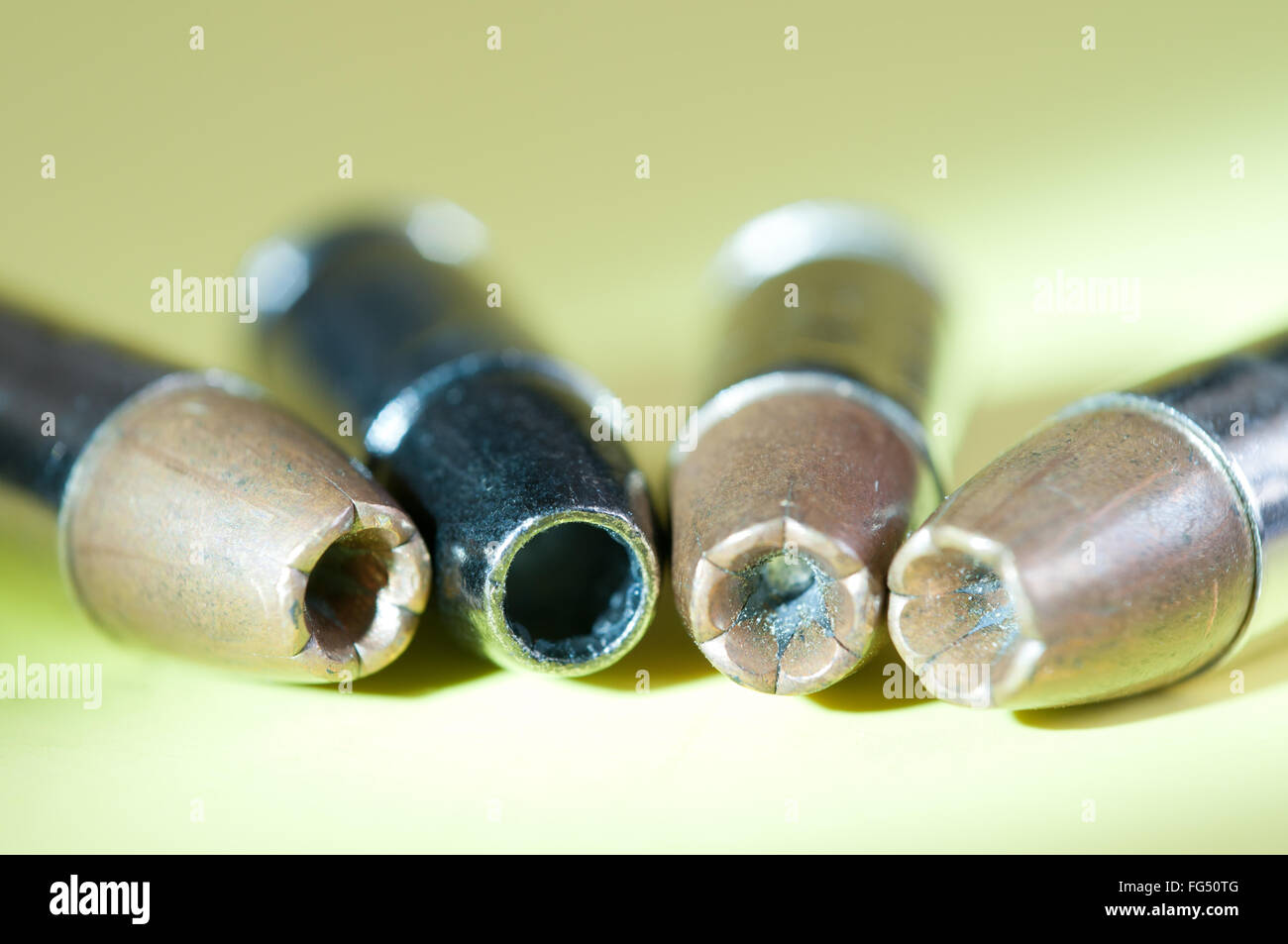 9 millimeter hollow point Bullets used for hunting and self defense ...