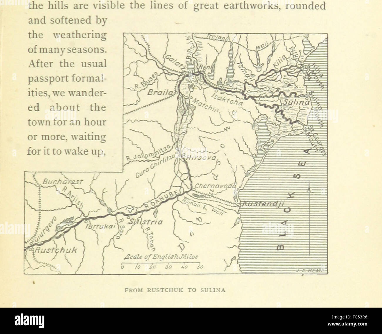 This vintage book explores the Danube River, tracing its course from ...