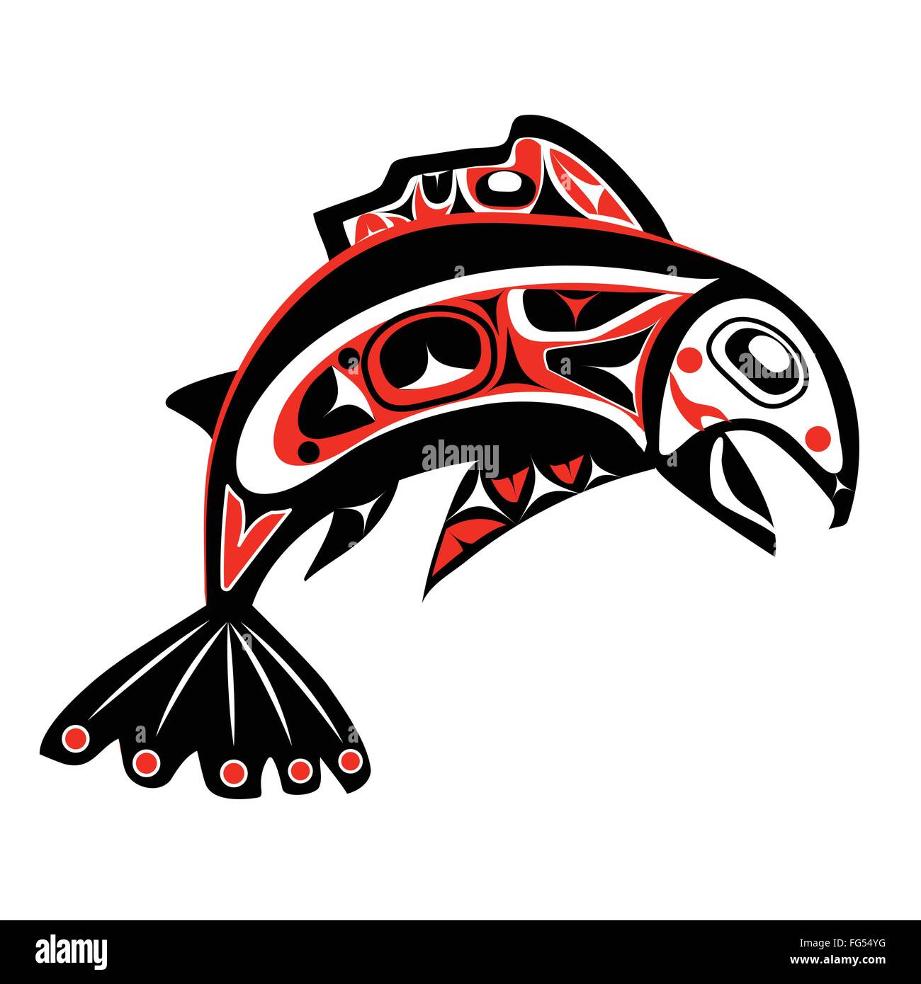native salmon Vector Stock Vector Image & Art - Alamy