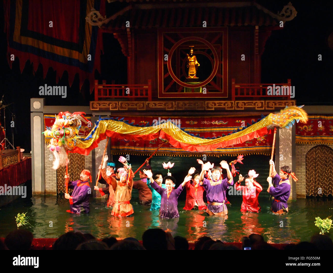 water puppet masters Stock Photo - Alamy