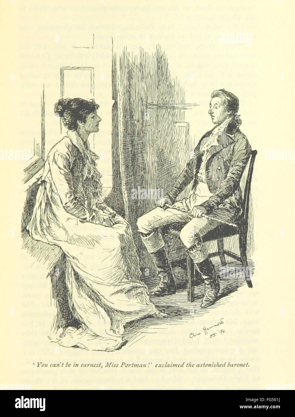 A beautifully illustrated edition of the novel 'Belinda,' with ...