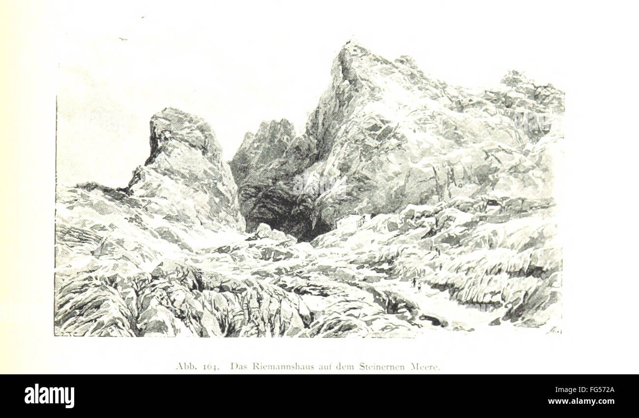 'Aus den Alpen' is a vintage illustrated book that focuses on the Alps ...