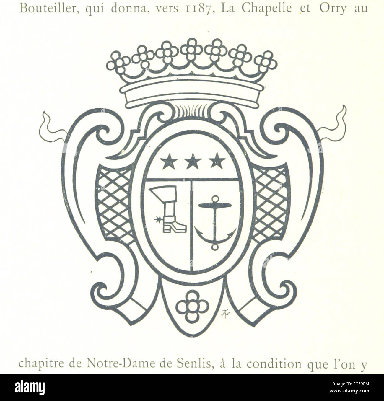 Map of senlis hi-res stock photography and images - Alamy