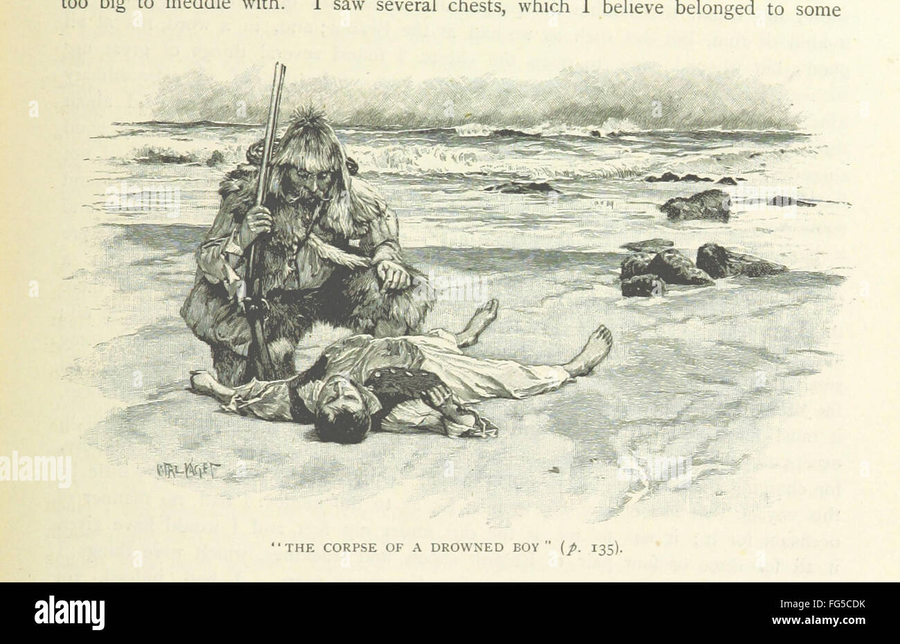 This edition of *Robinson Crusoe* features 120 original illustrations ...