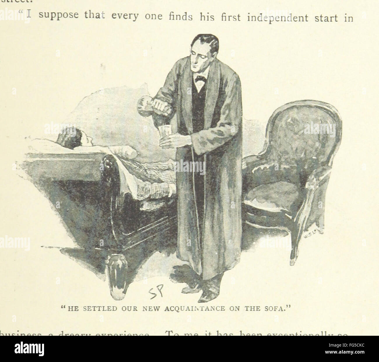 A vintage edition of Arthur Conan Doyle's classic detective novel ...