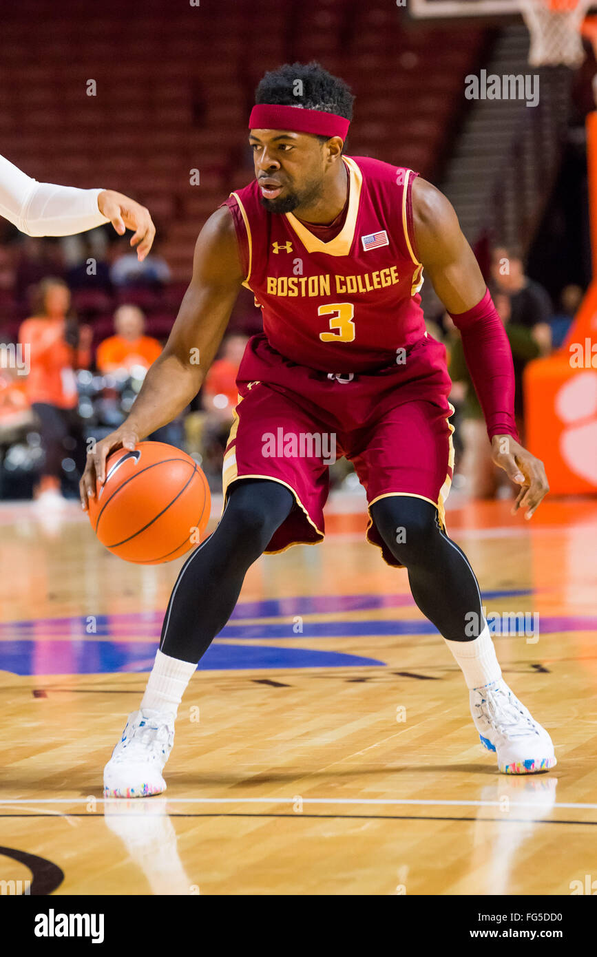 Boston College Eagles guard Eli Carter (3) during the NCAA basketball ...