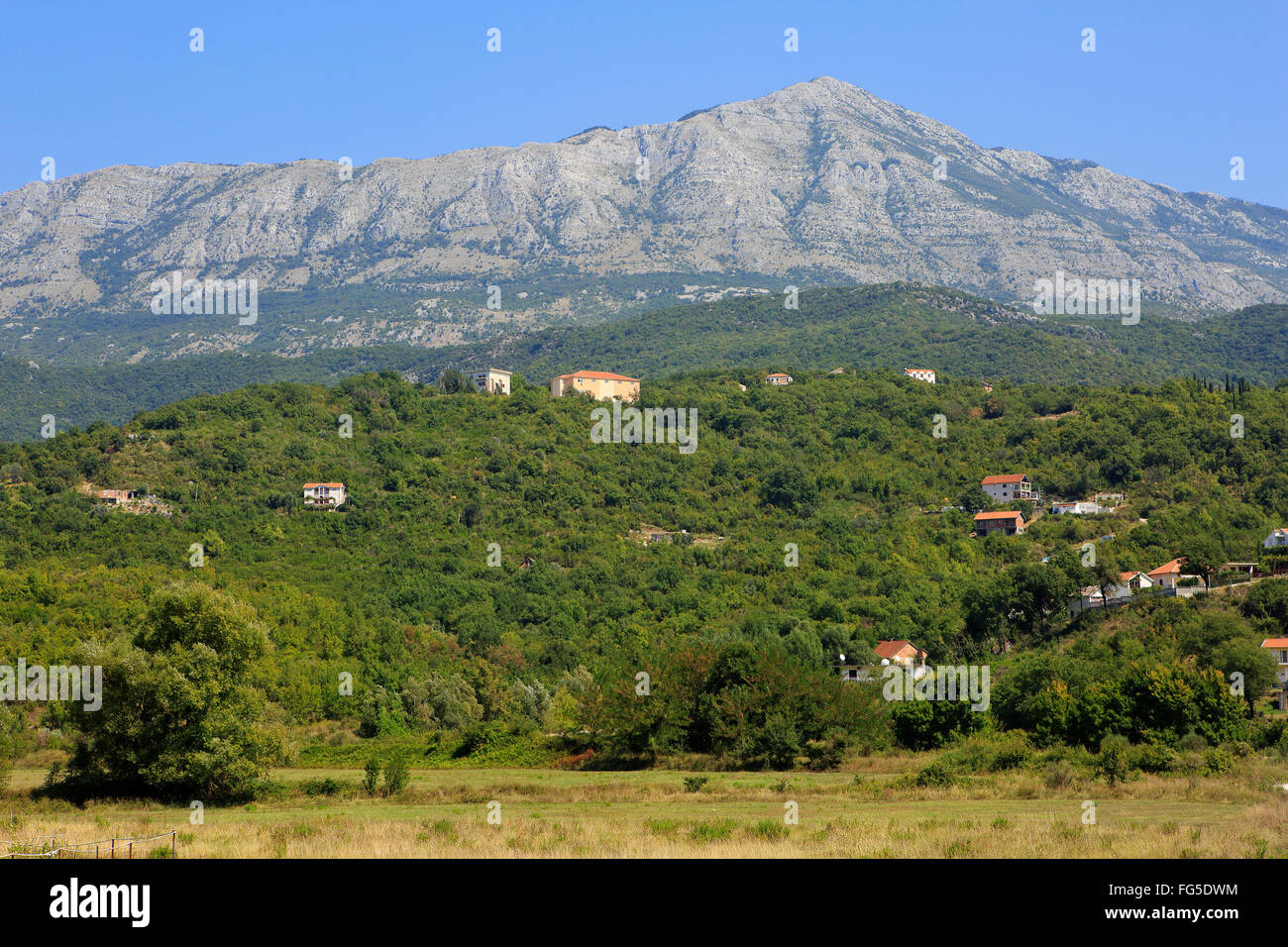 The Sutorina Valley along the Croatian-Montenegrin border in Montenegro ...