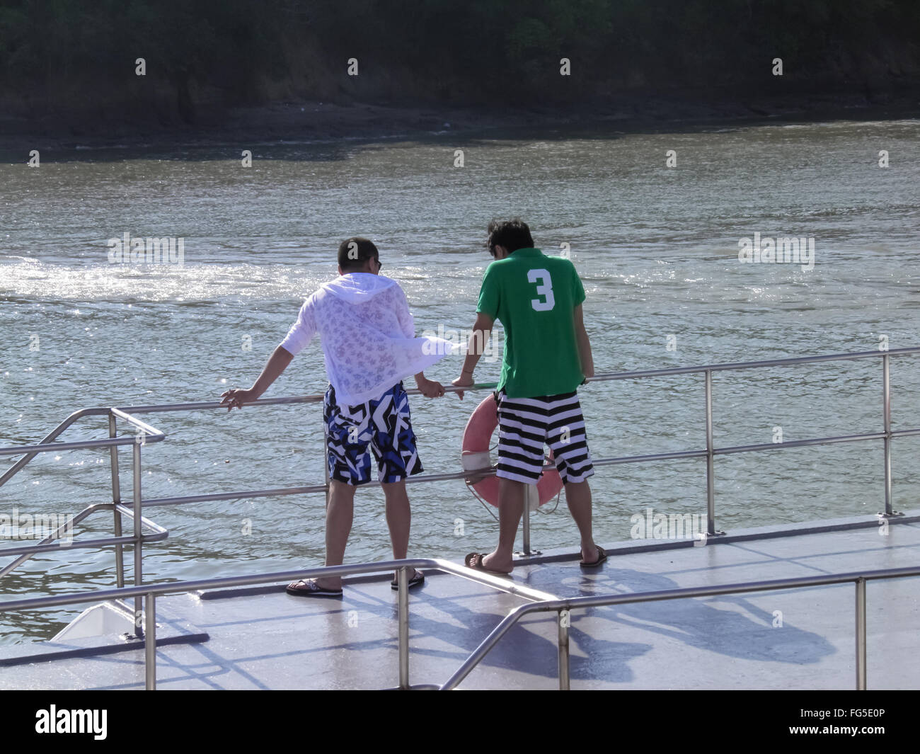 Standing by cruise ship hi-res stock photography and images - Alamy