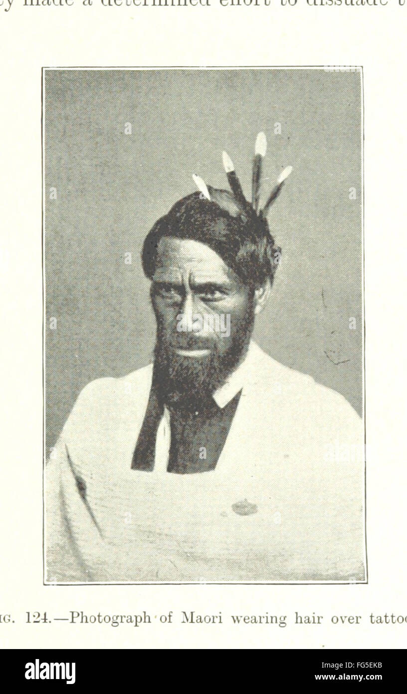 This vintage book explores the tradition of Maori tattooing, or 'Moko ...