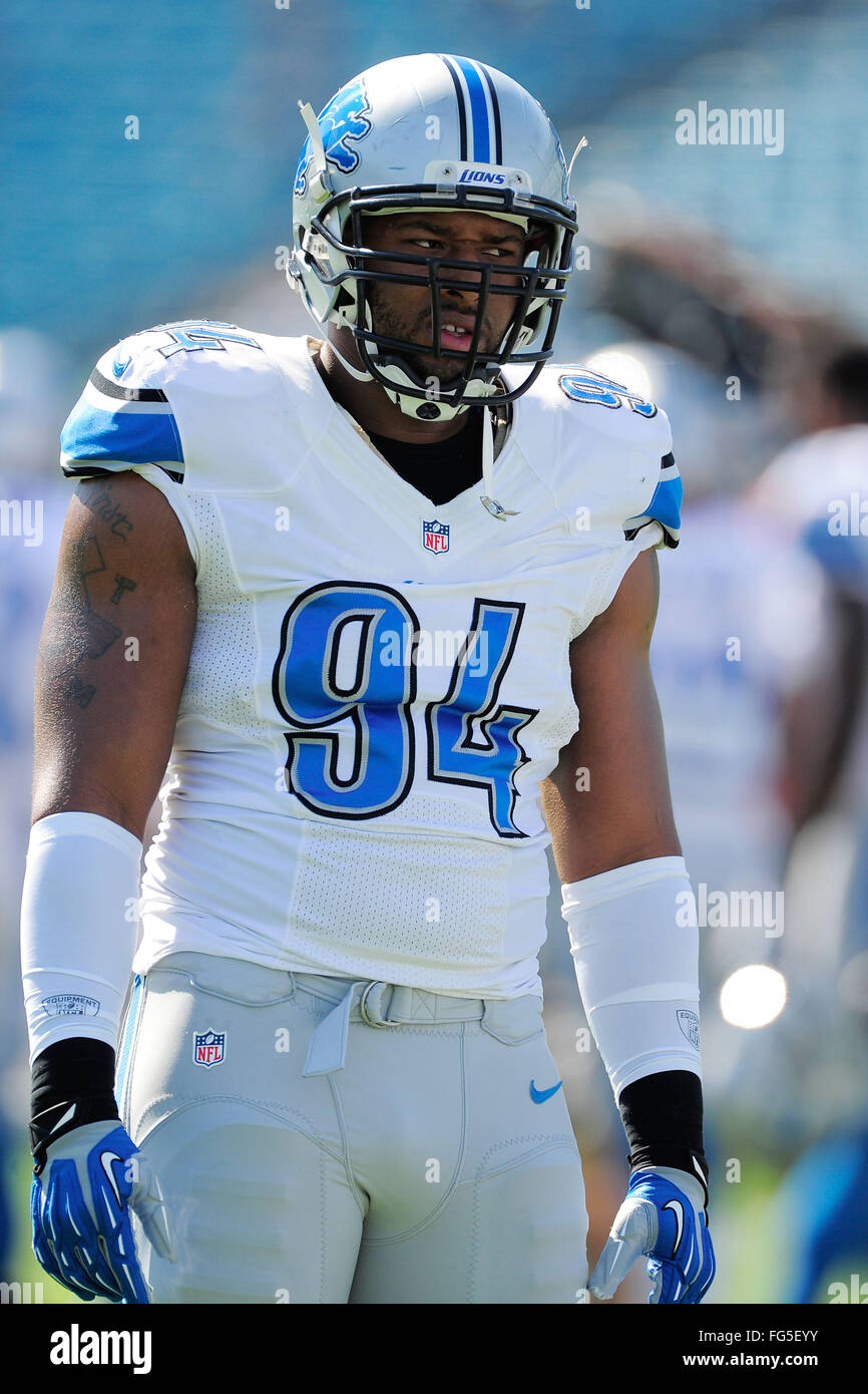 Jacksonville, FL, USA. 4th Nov, 2012. Detroit Lions defensive end ...