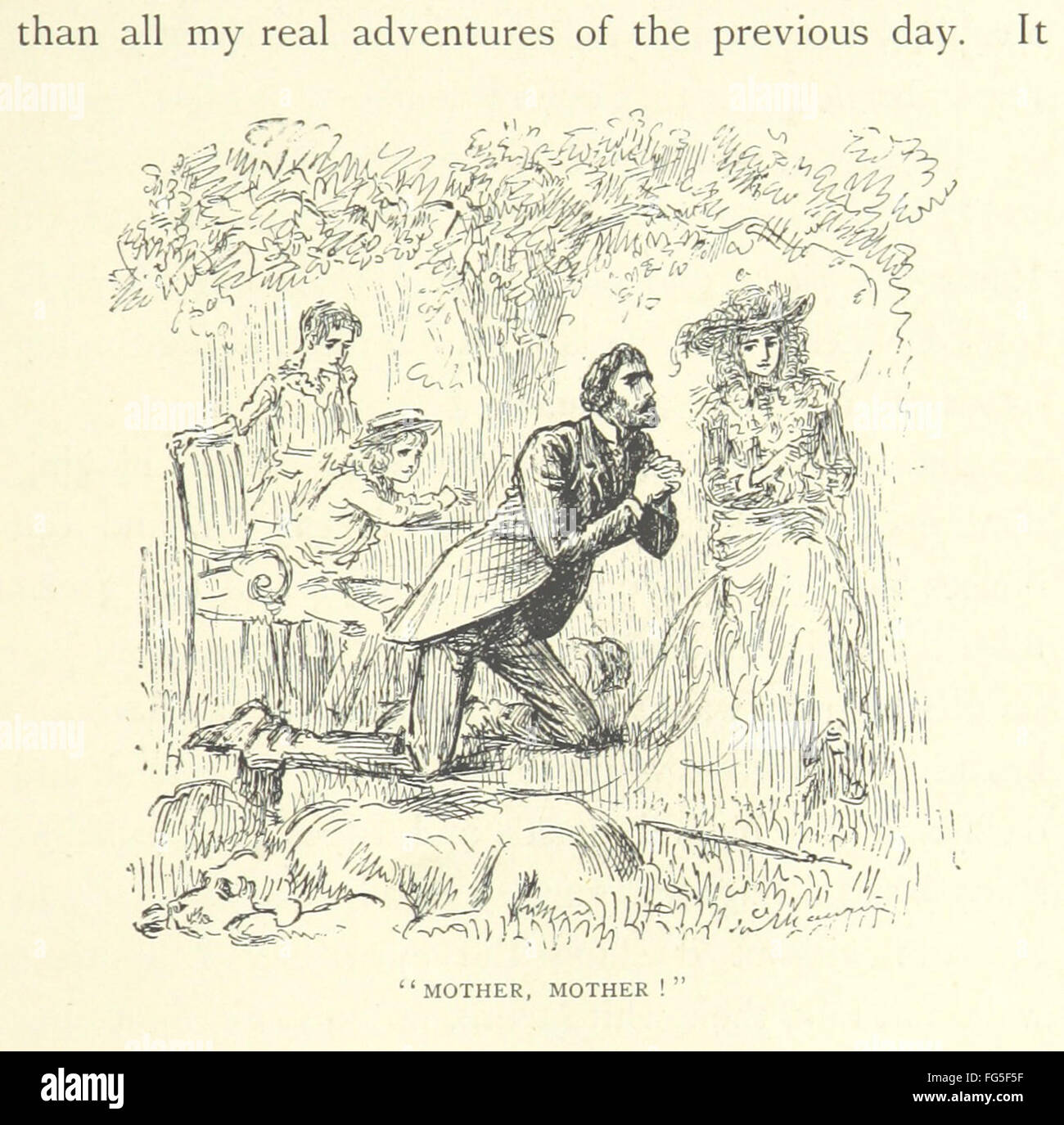 A vintage novel, 'Peter Ibbetson,' written and illustrated by George du ...