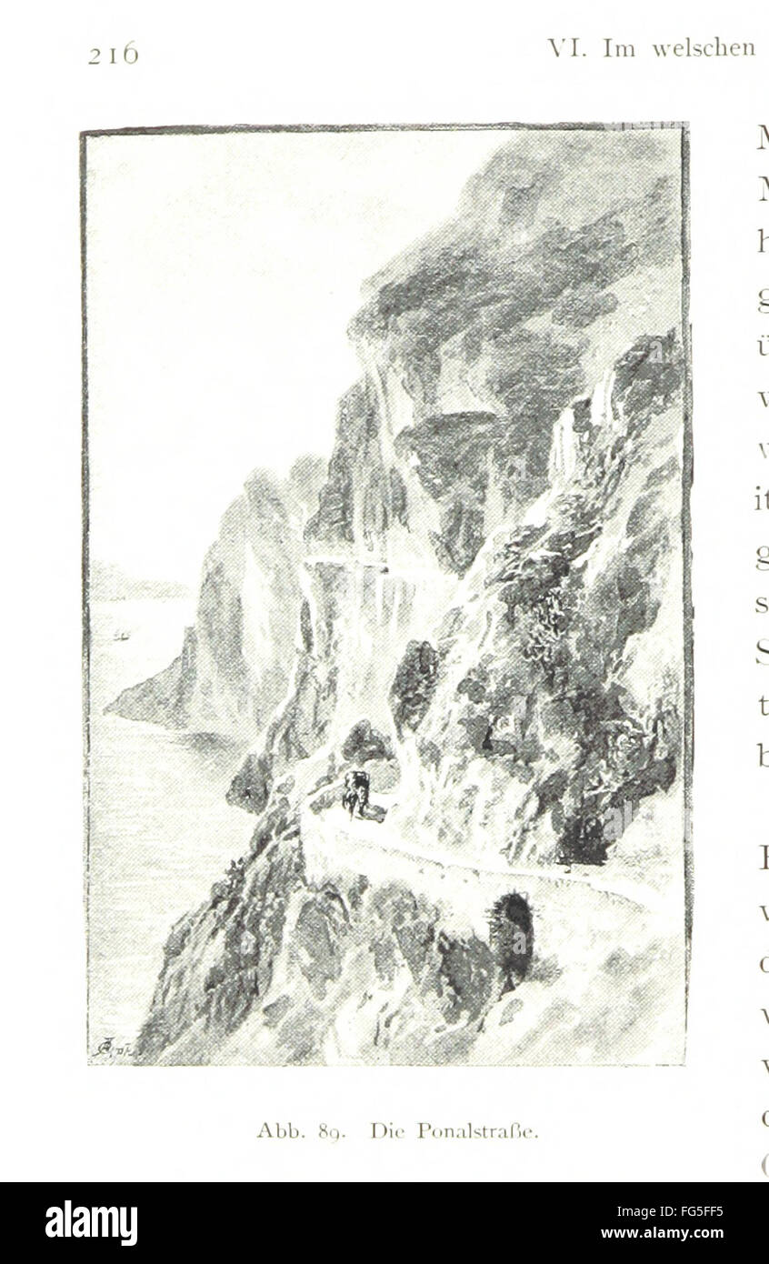 'Aus den Alpen' is a German-language book featuring illustrated ...