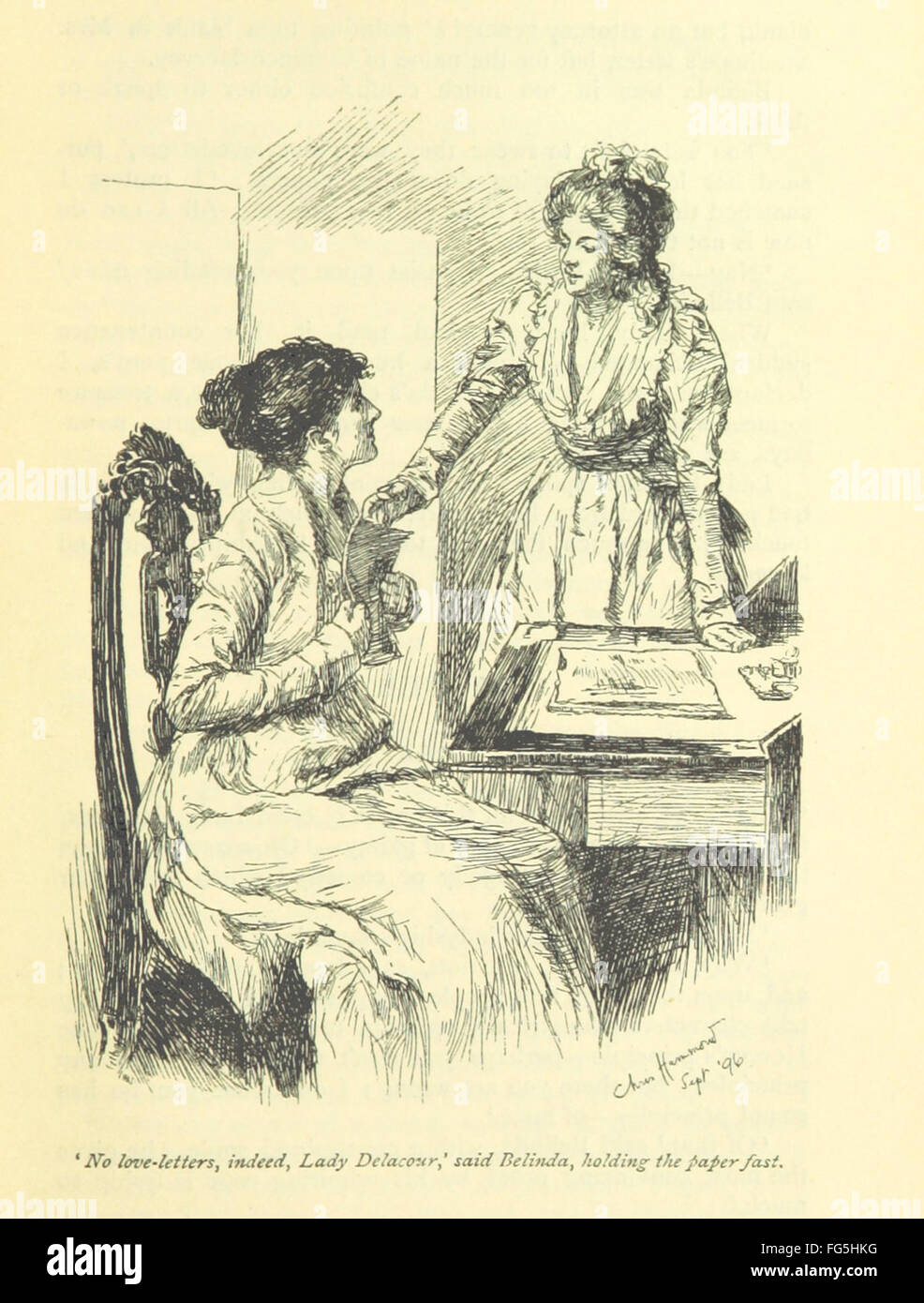 'Belinda' is a novel illustrated by C. Hammond, with an introduction by ...