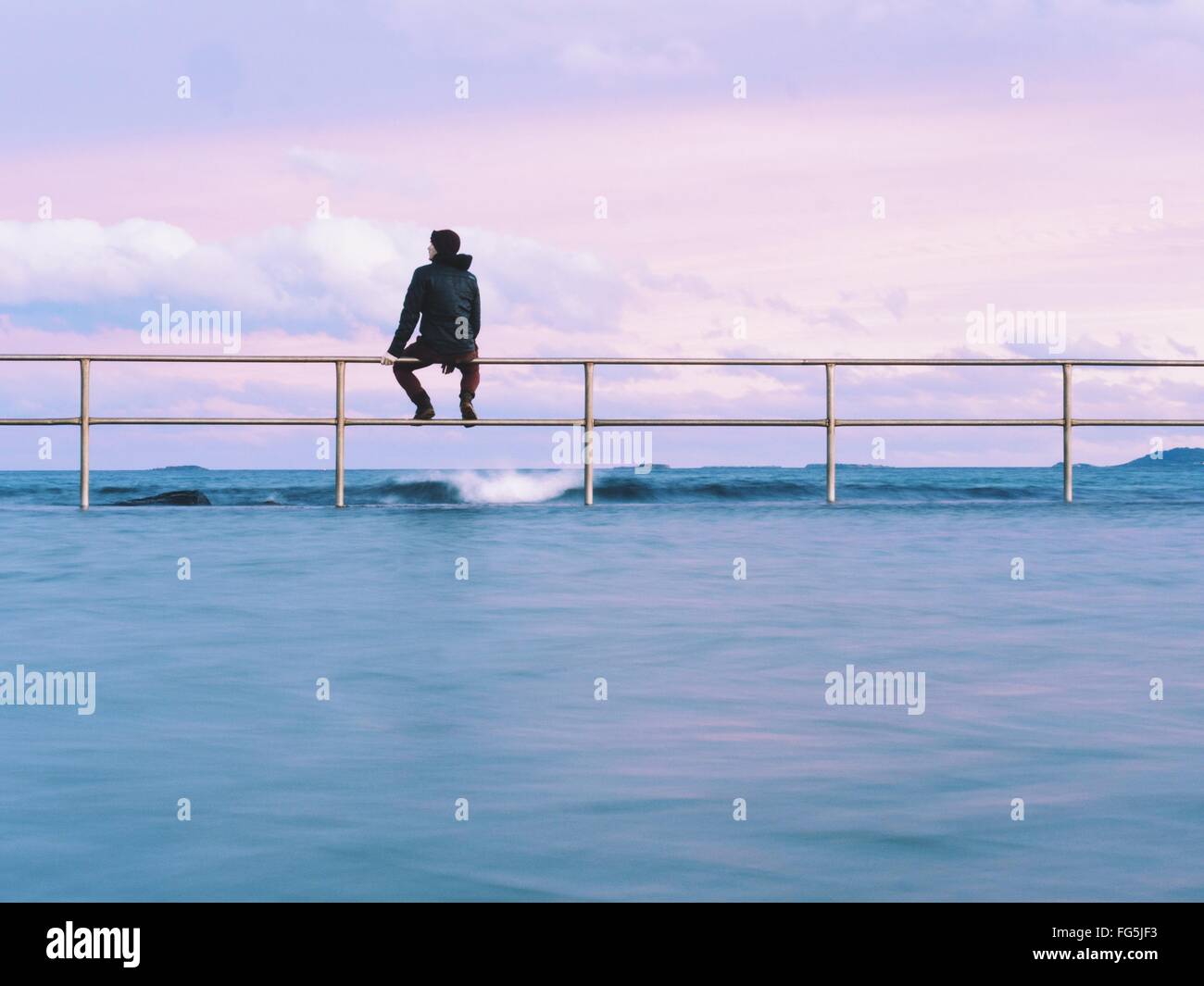 Railing Metal Railing High Resolution Stock Photography and Images - Alamy