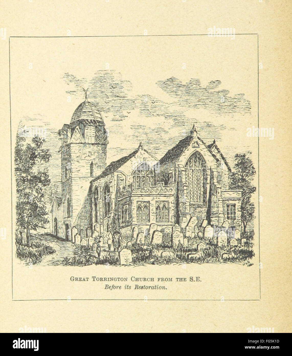 Map Of Great Torrington High Resolution Stock Photography and Images ...