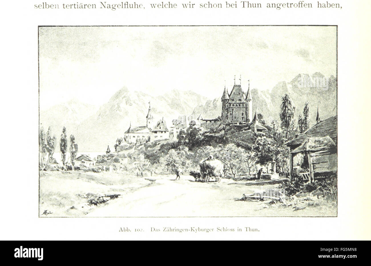 This German-language book offers an illustrated account of the Alps ...