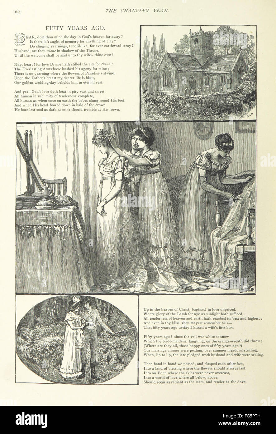 'The Changing Year' is a vintage book featuring poems and illustrations ...