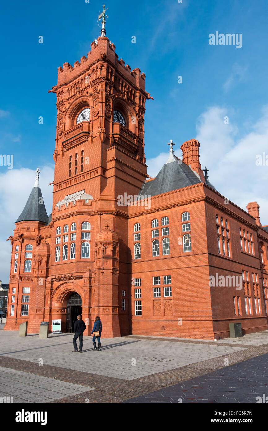 Pierhead building Cardiff Bay Stock Photo - Alamy