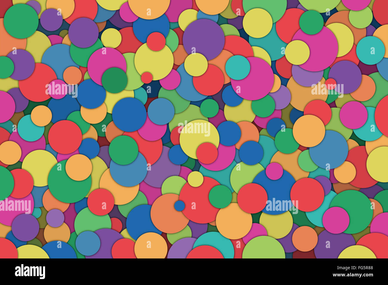 A Colorful Abstract Background with Scattered Circles, Dots Stock Photo ...