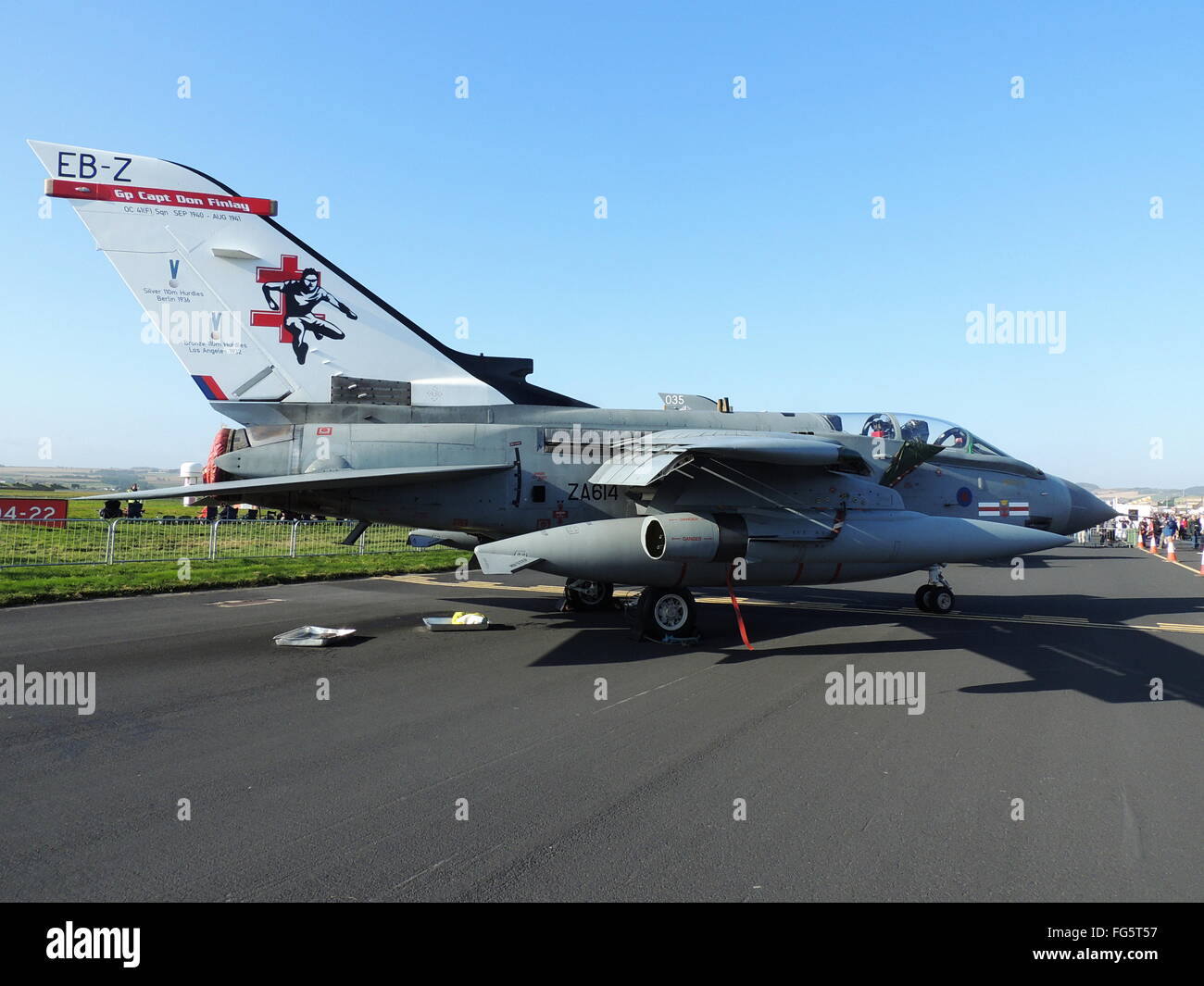 ZA614, a Panavia Tornado GR4 from 41 Squadron, Royal Air Force, on ...