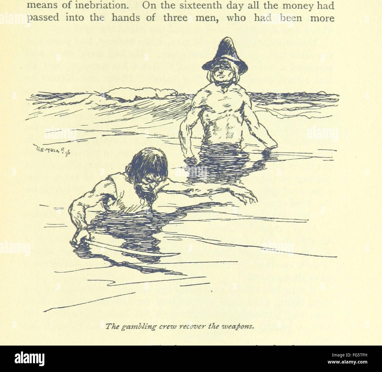 'The Phantom Ship' is a vintage novel illustrated by H. R. Millar ...