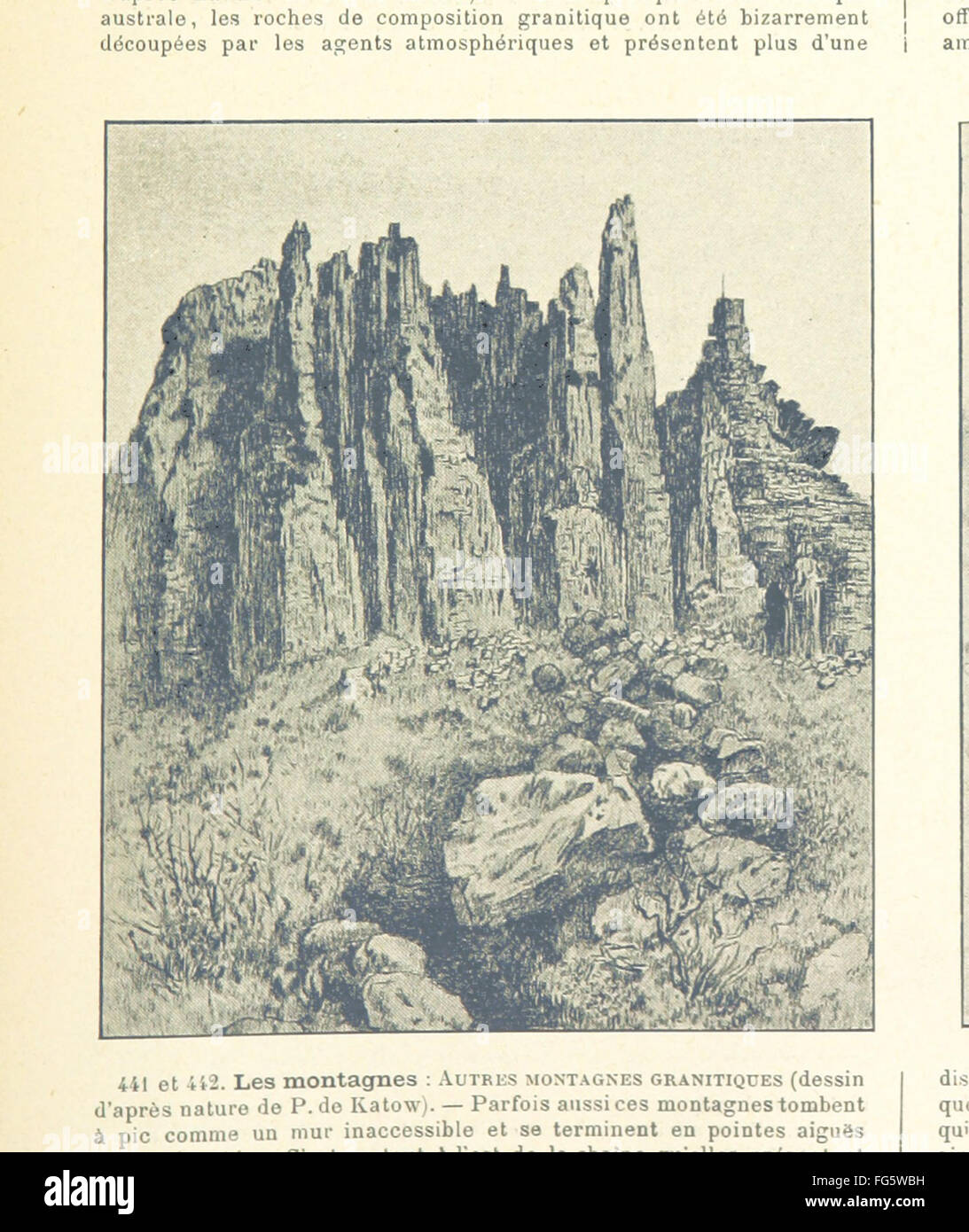 This vintage book, 'Album géographique', presents a visual collection ...