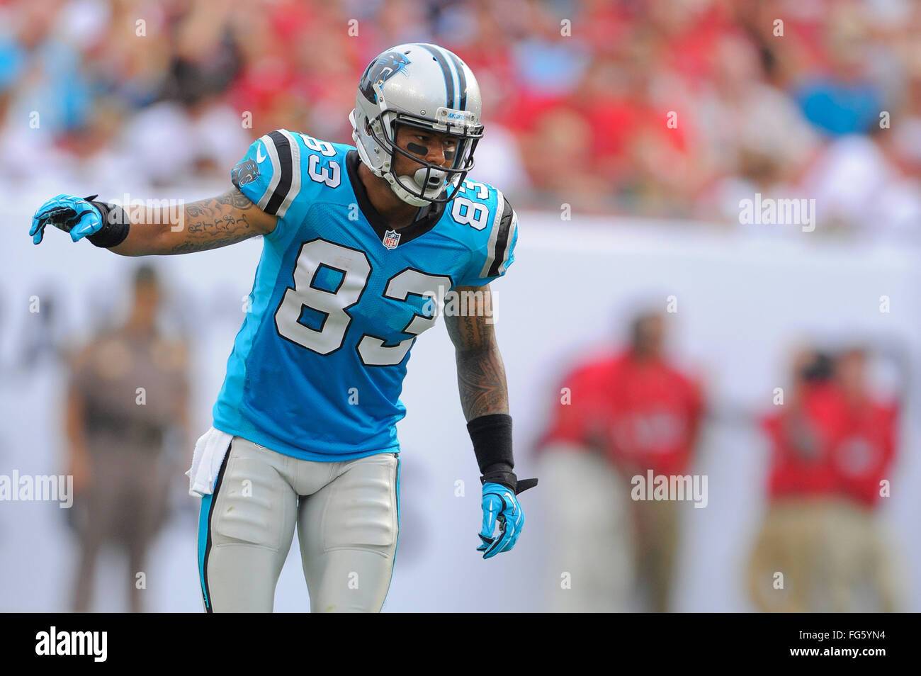 Tamap, Florida, USA. 9th Sep, 2012. Carolina Panthers wide receiver ...