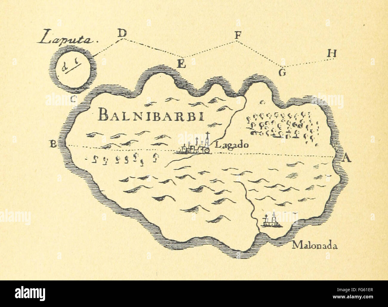 This vintage book includes a detailed note on Jonathan Swift's ...