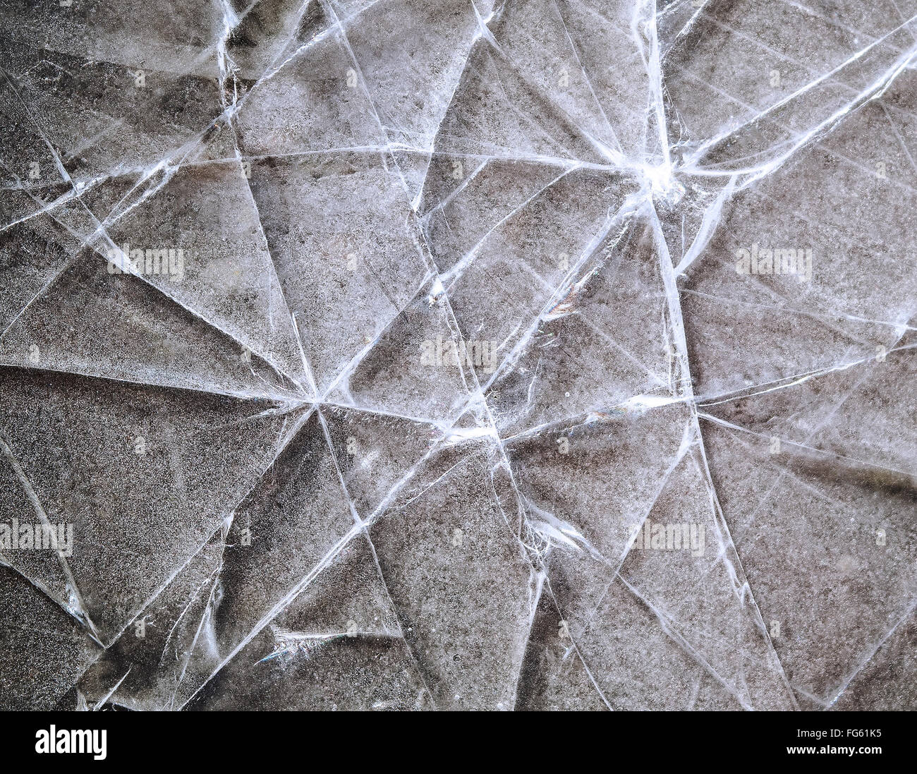 Dramatic broken ice texture in winter Stock Photo - Alamy